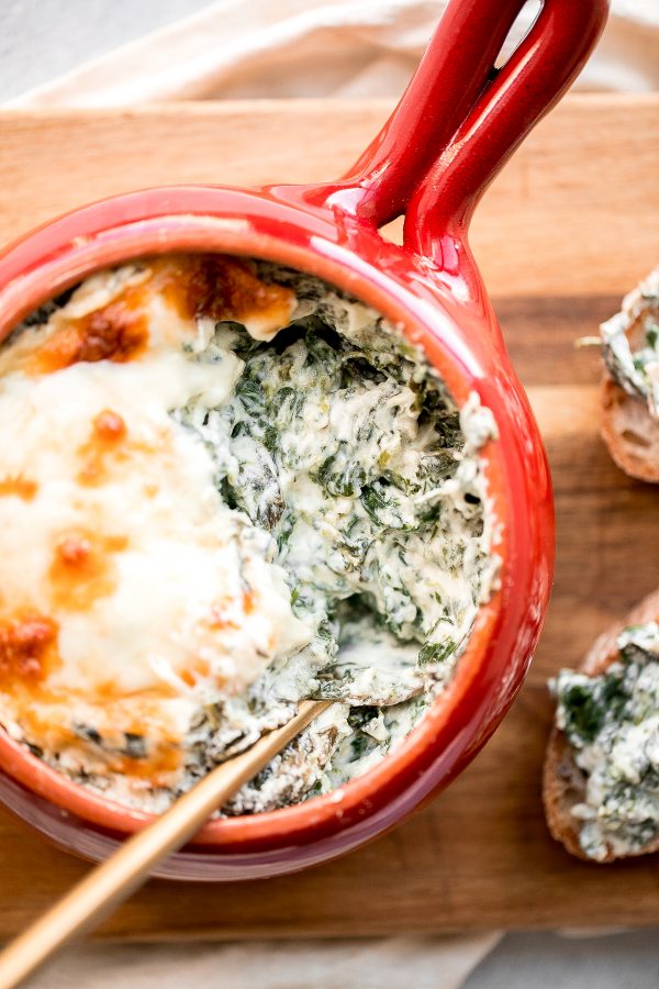 Baked Spinach Dip - Ahead of Thyme