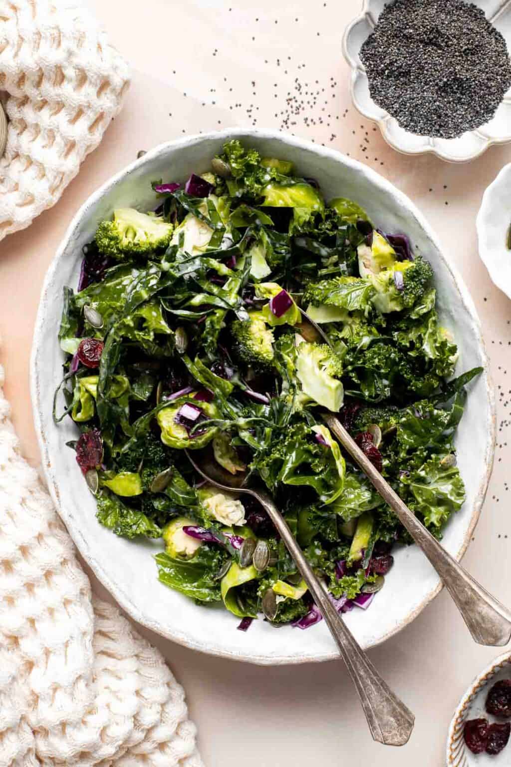 Sweet Kale Salad - Ahead of Thyme