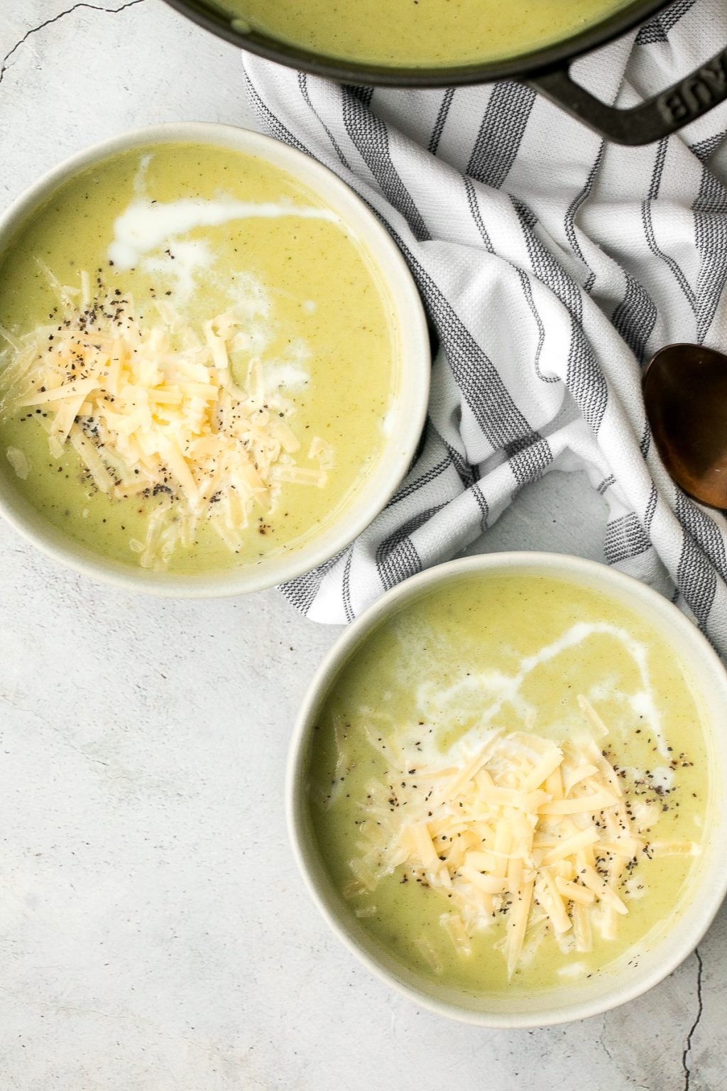 Light Cream of Broccoli Soup - Ahead of Thyme