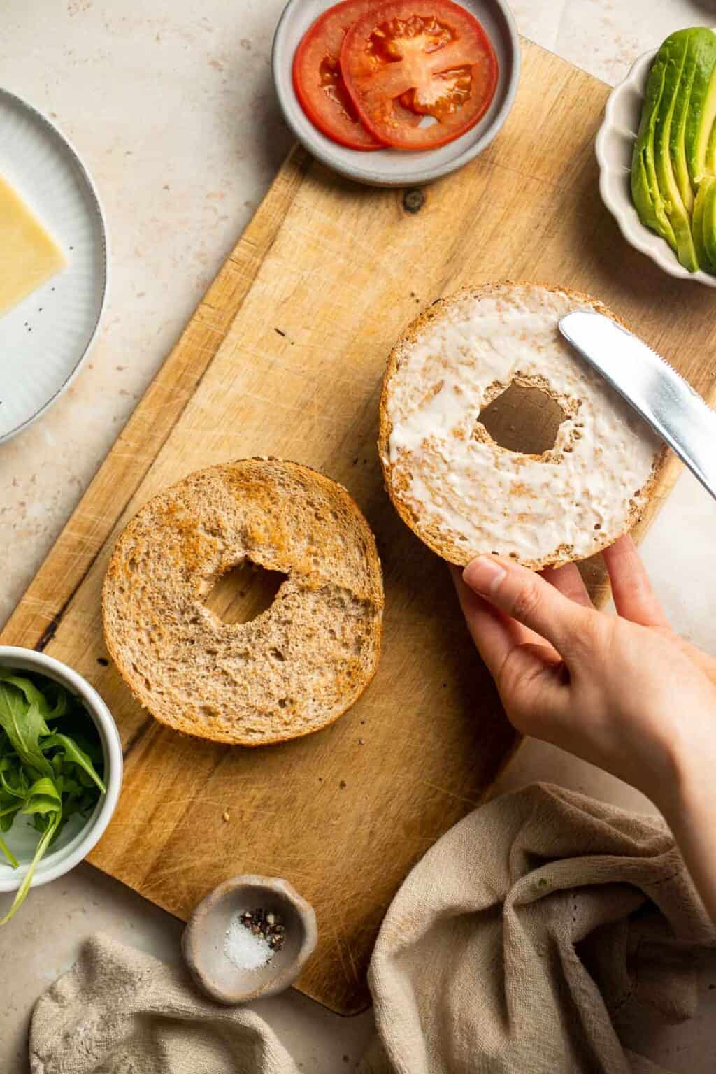 Breakfast Bagel - Ahead of Thyme