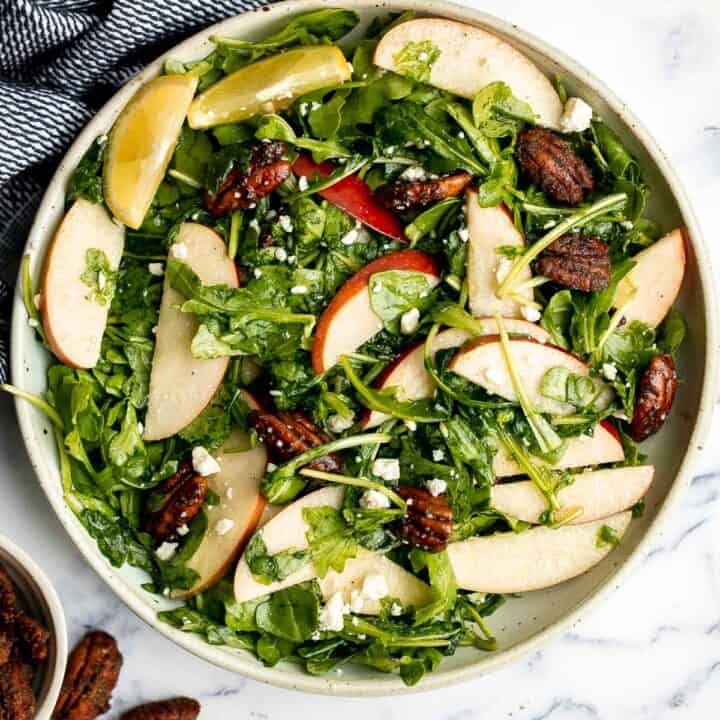 Arugula Salad with Apple and Pecan - Ahead of Thyme