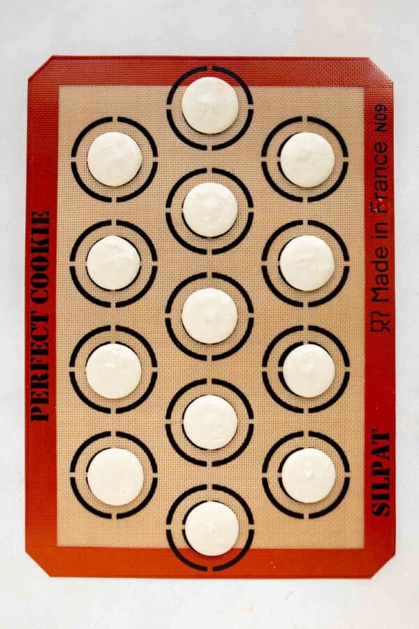 French Macarons with Vanilla Buttercream Filling - Ahead of Thyme