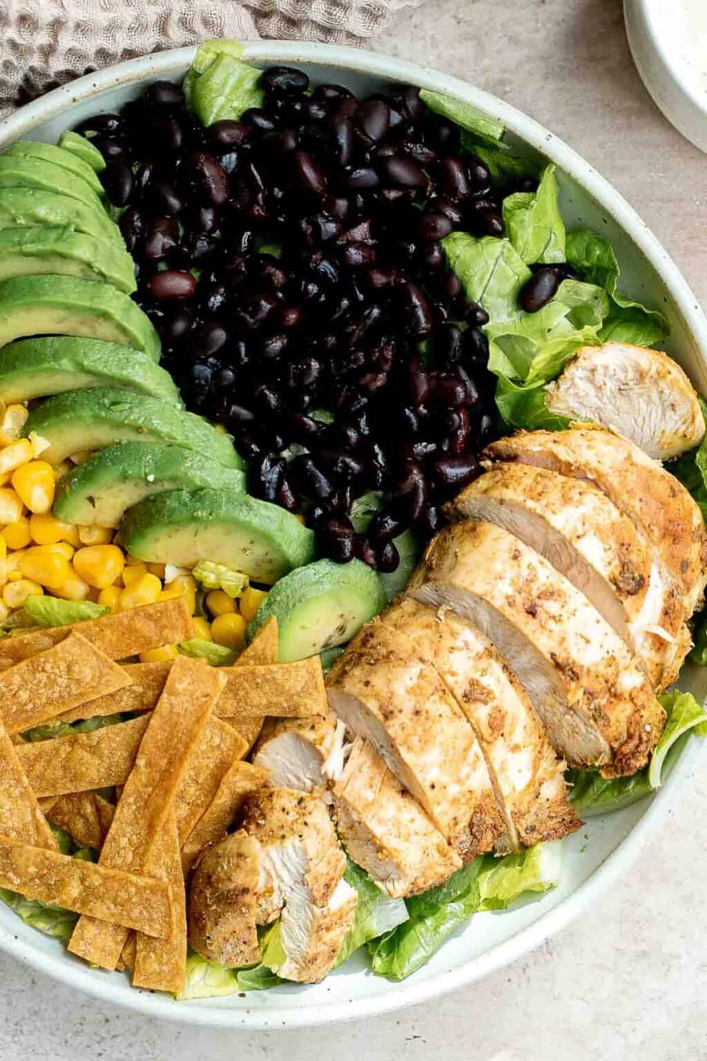 Mexican Chicken Caesar Salad - Ahead of Thyme