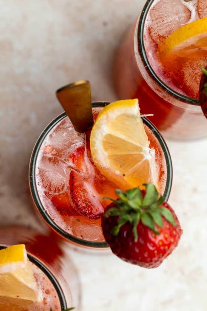 Strawberry Lemonade - Ahead of Thyme