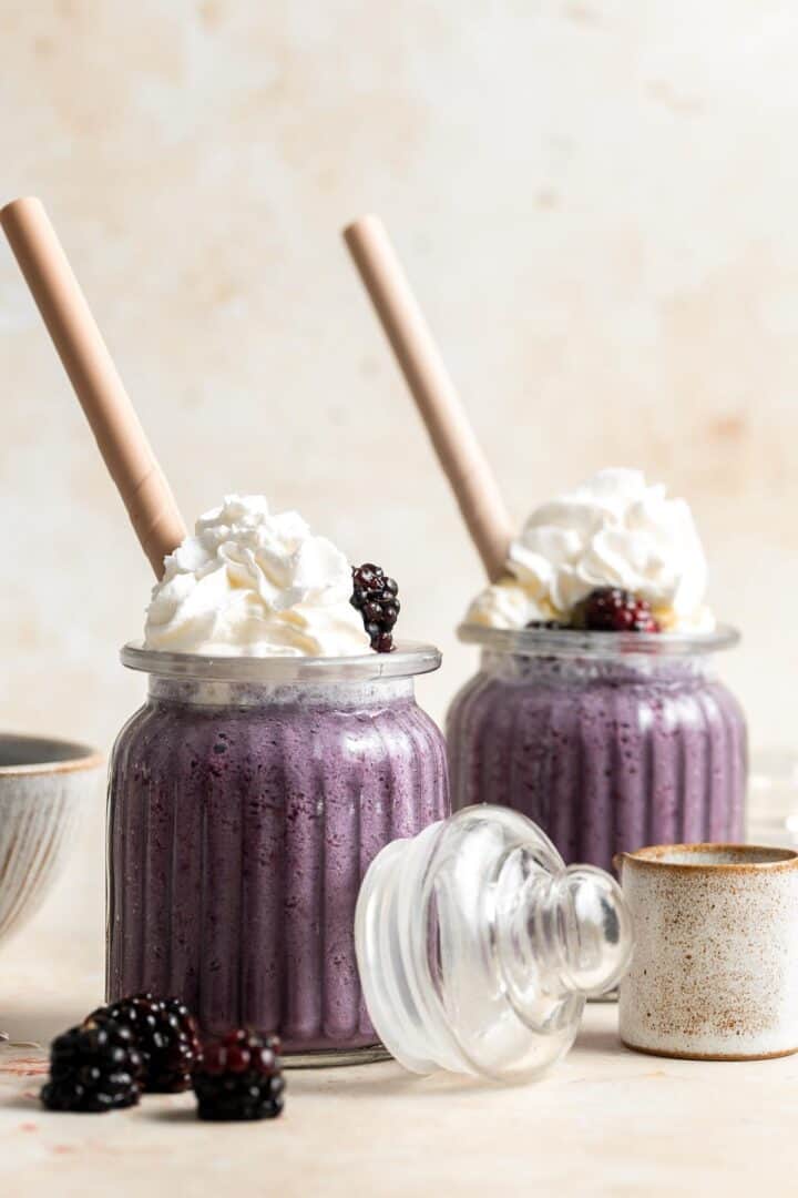 Blackberry Milkshake - Ahead of Thyme