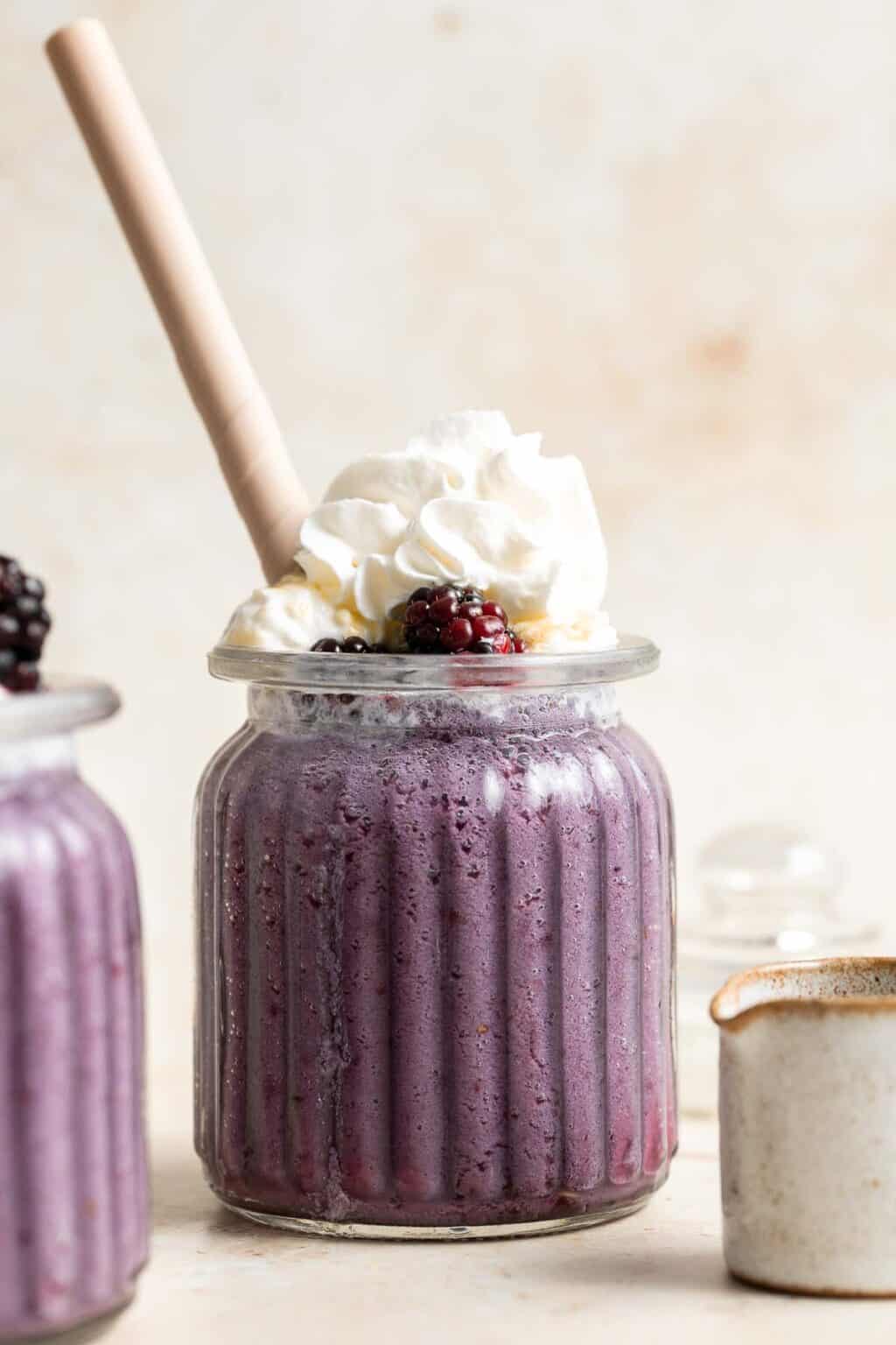 Blackberry Milkshake - Ahead of Thyme