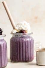 Blackberry Milkshake - Ahead of Thyme