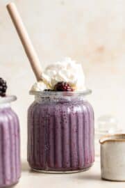 Blackberry Milkshake - Ahead of Thyme