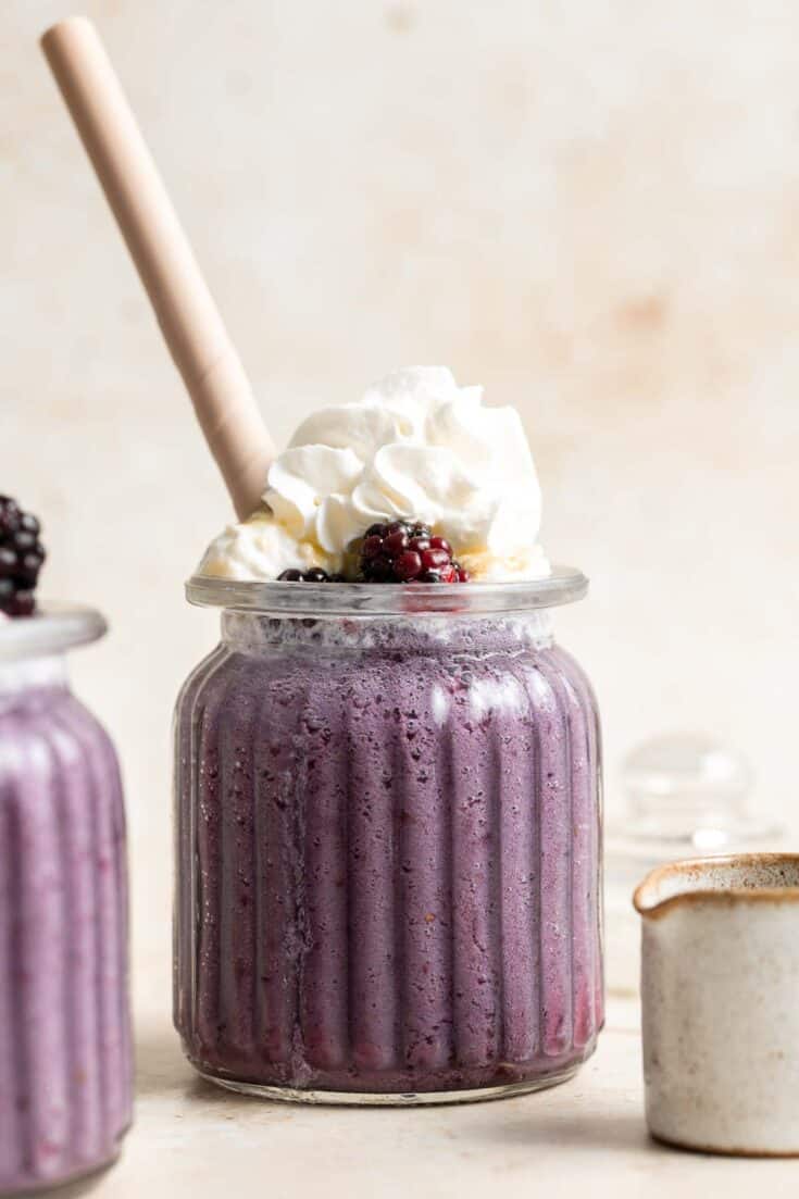 Blackberry Milkshake - Ahead of Thyme