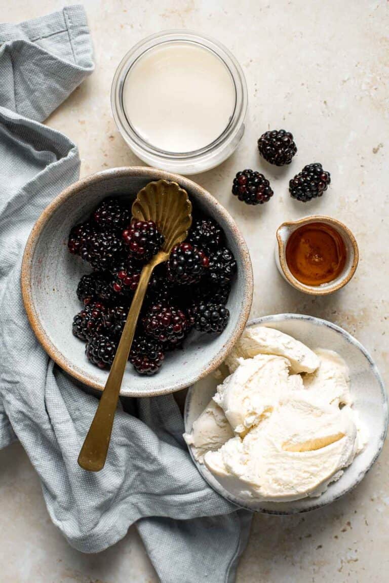 Blackberry Milkshake - Ahead of Thyme