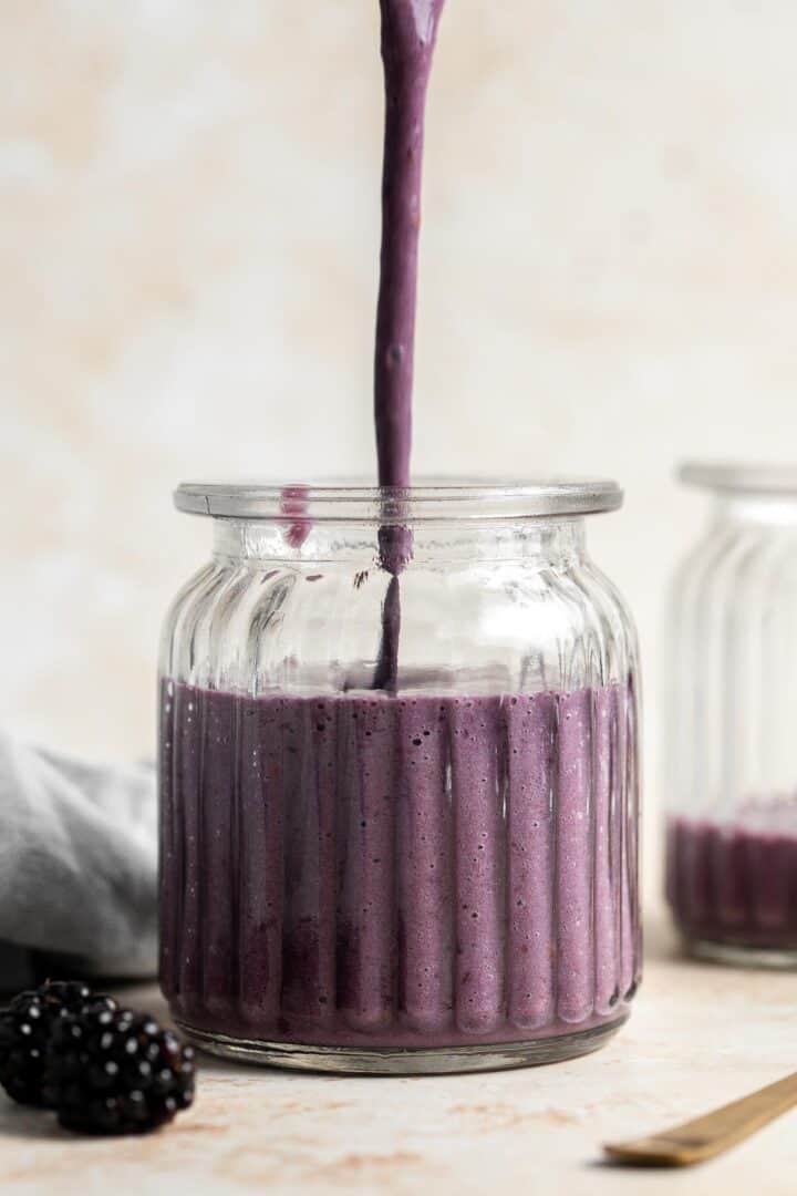 Blackberry Milkshake - Ahead of Thyme
