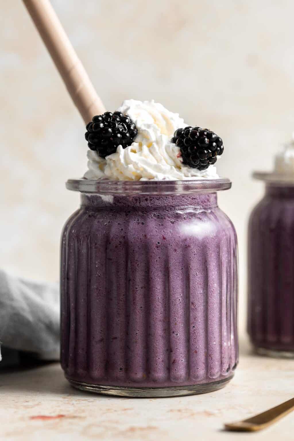 Blackberry Milkshake - Ahead of Thyme