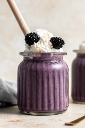 Blackberry Milkshake - Ahead of Thyme