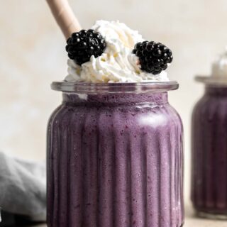 Blackberry Milkshake - Ahead of Thyme