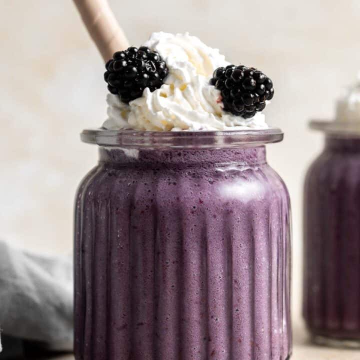 Blackberry Milkshake - Ahead of Thyme