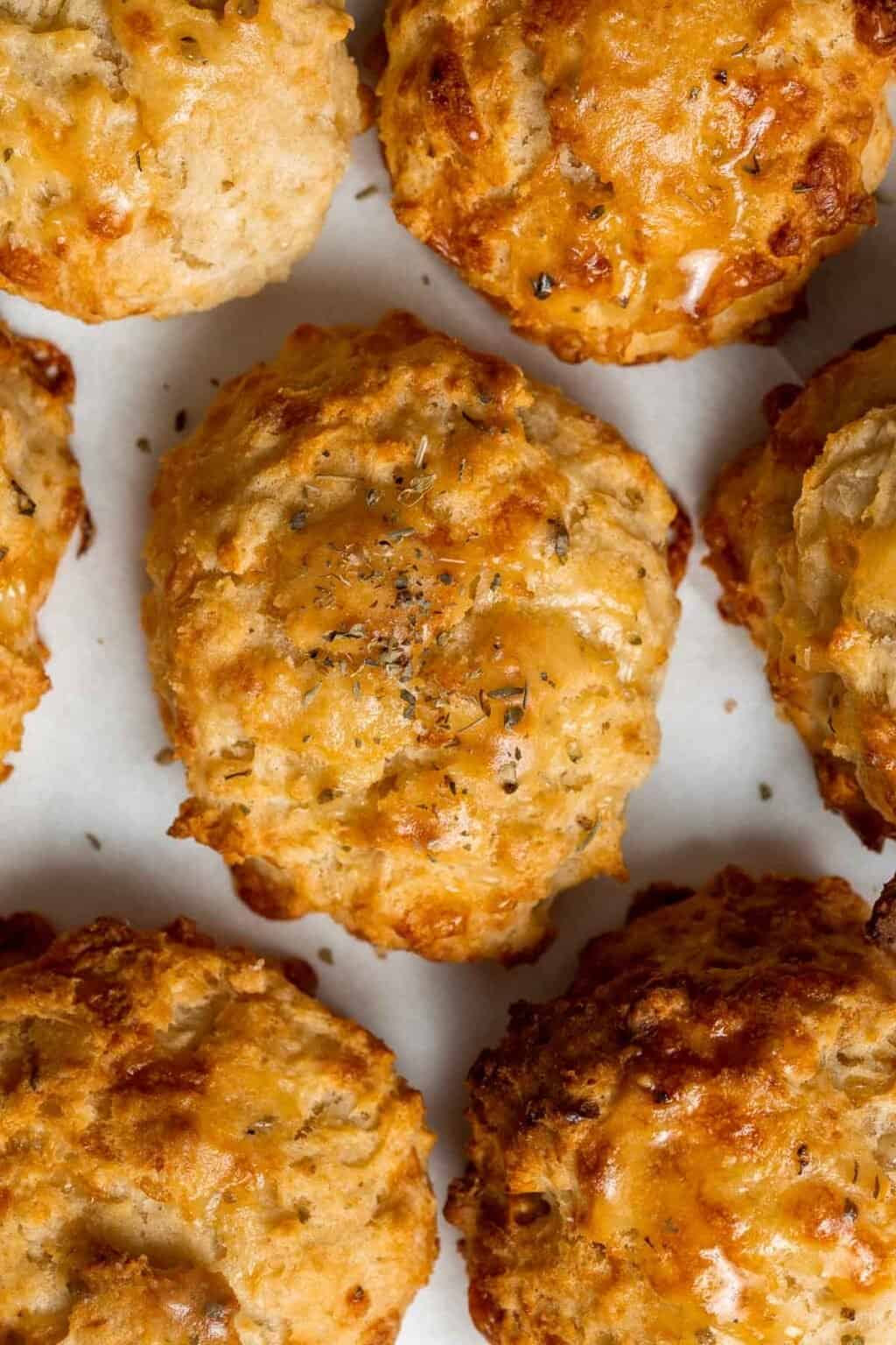 Garlic Cheddar Biscuits - Ahead of Thyme