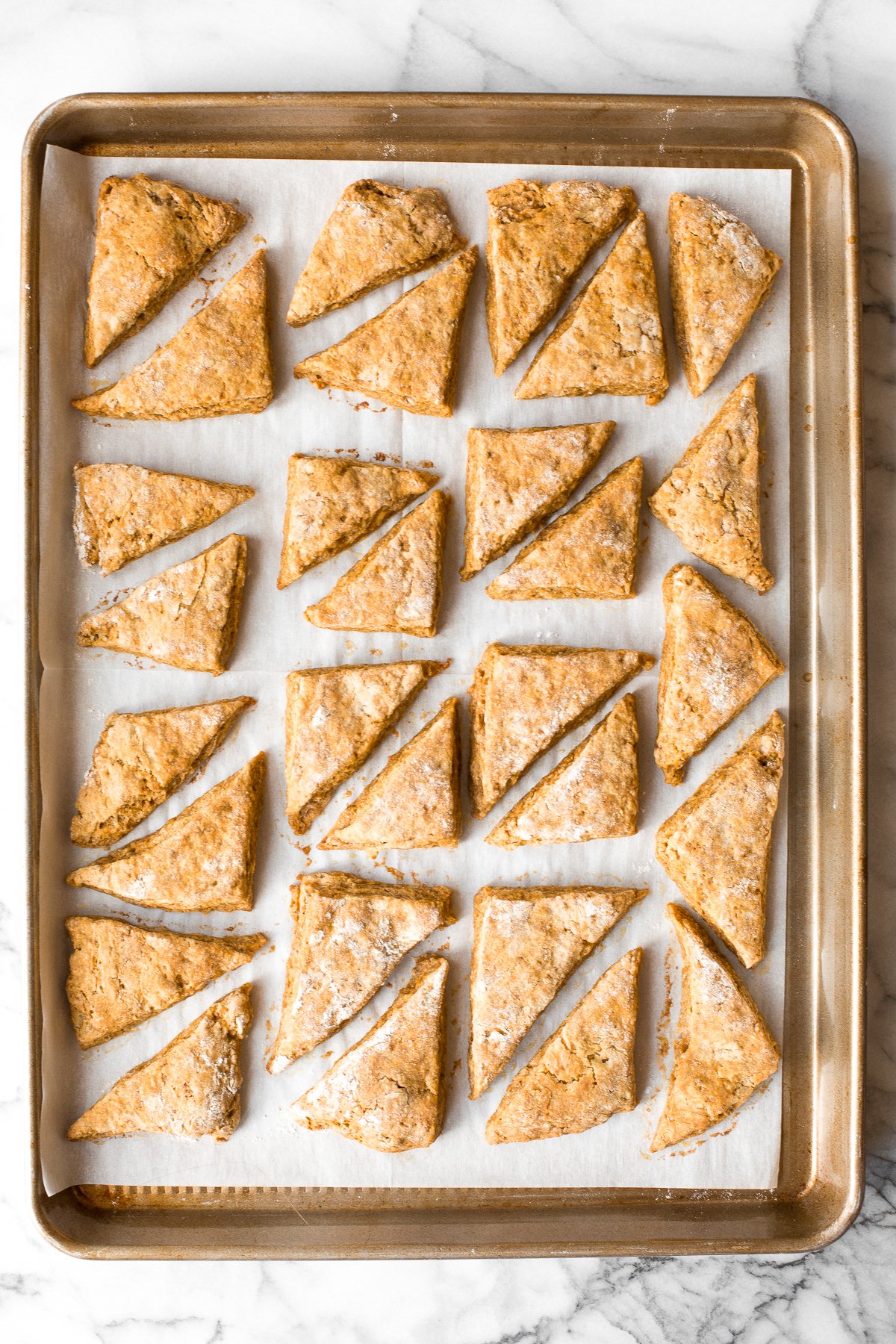 Mini Glazed Pumpkin Scones - Ahead of Thyme