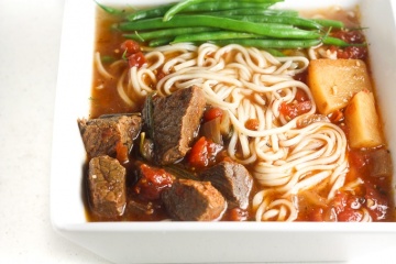 Slow Cooker Beef Stew Ramen - Ahead of Thyme