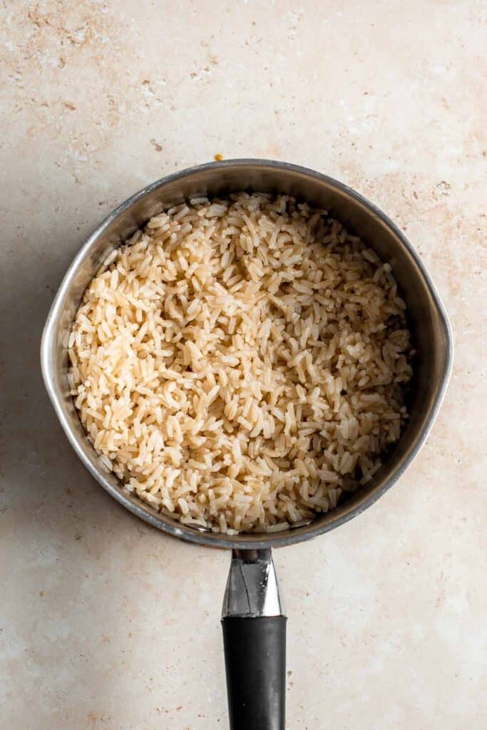 Mediterranean Brown Rice Salad - Ahead of Thyme