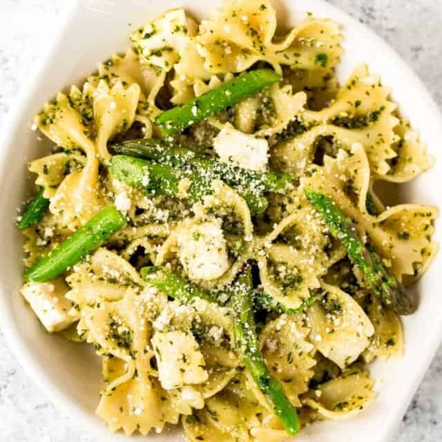 Spring Pesto Pasta with Asparagus - Ahead of Thyme