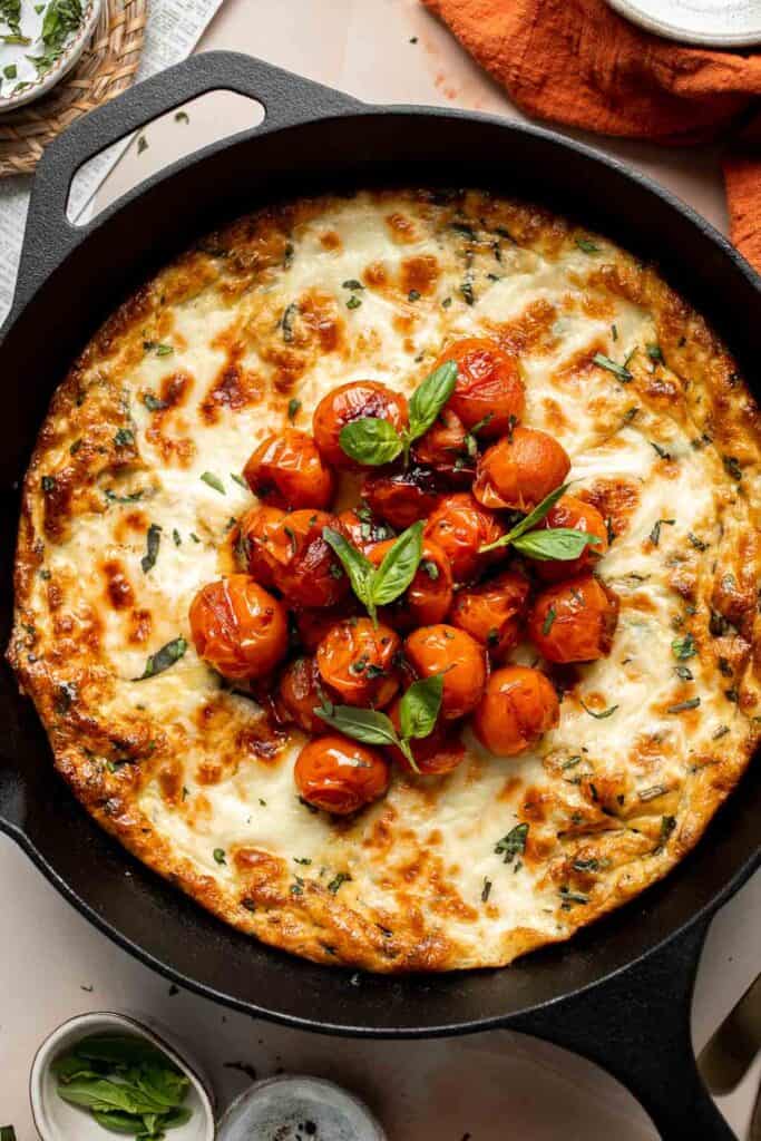 Caprese Frittata - Ahead of Thyme