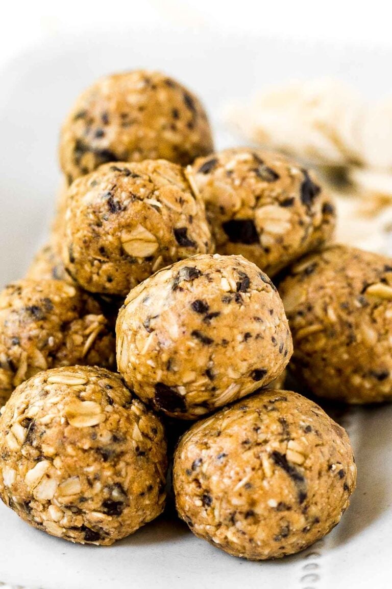 No Bake Protein Breakfast Energy Bites - Ahead of Thyme