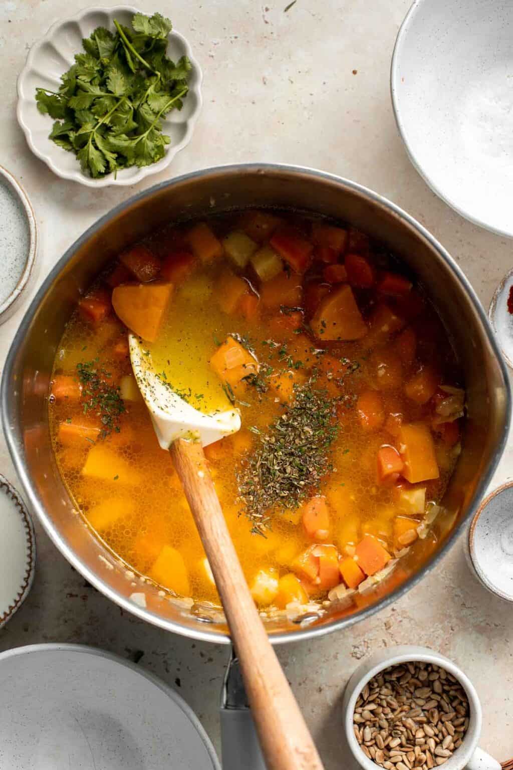 Carrot Pumpkin Soup - Ahead of Thyme