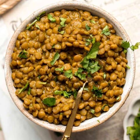 Easy 20-Minute One Pot Lentils - Ahead of Thyme