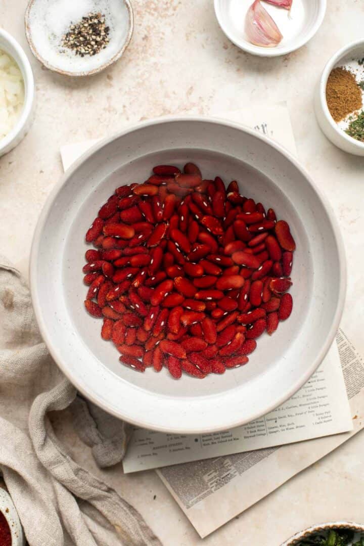 One Pot Red Kidney Beans - Ahead of Thyme