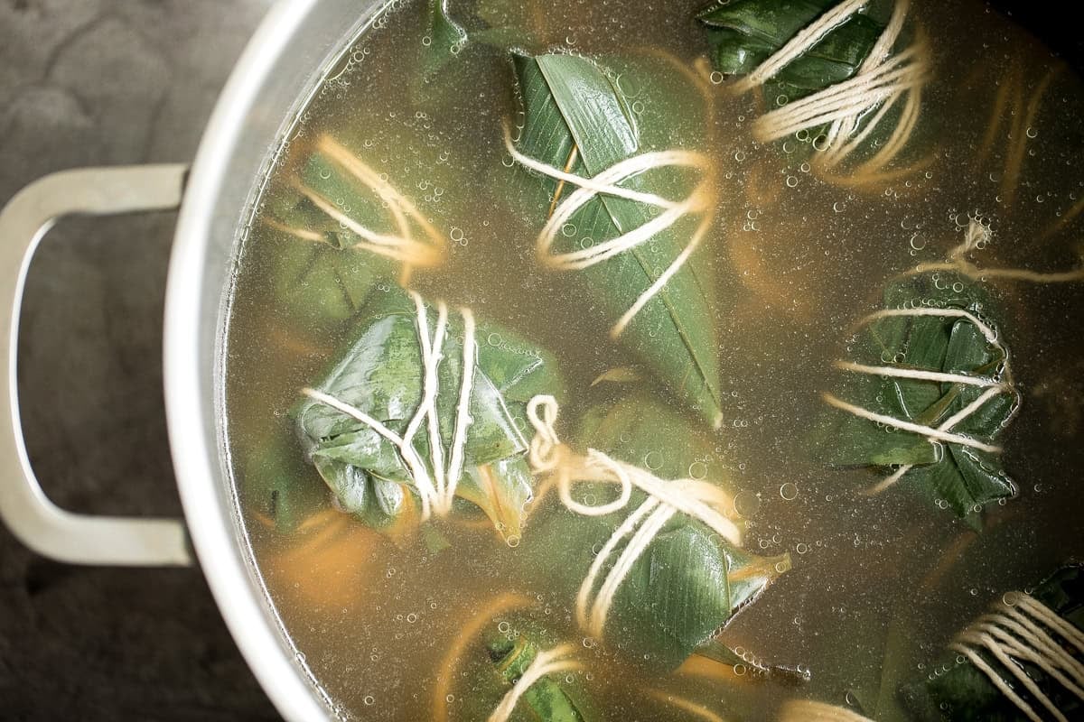 Zongzi Chinese Tamales (粽子) - Ahead of Thyme