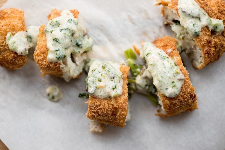 Creamy Chicken Roulade with Spinach and Mushrooms - Ahead of Thyme