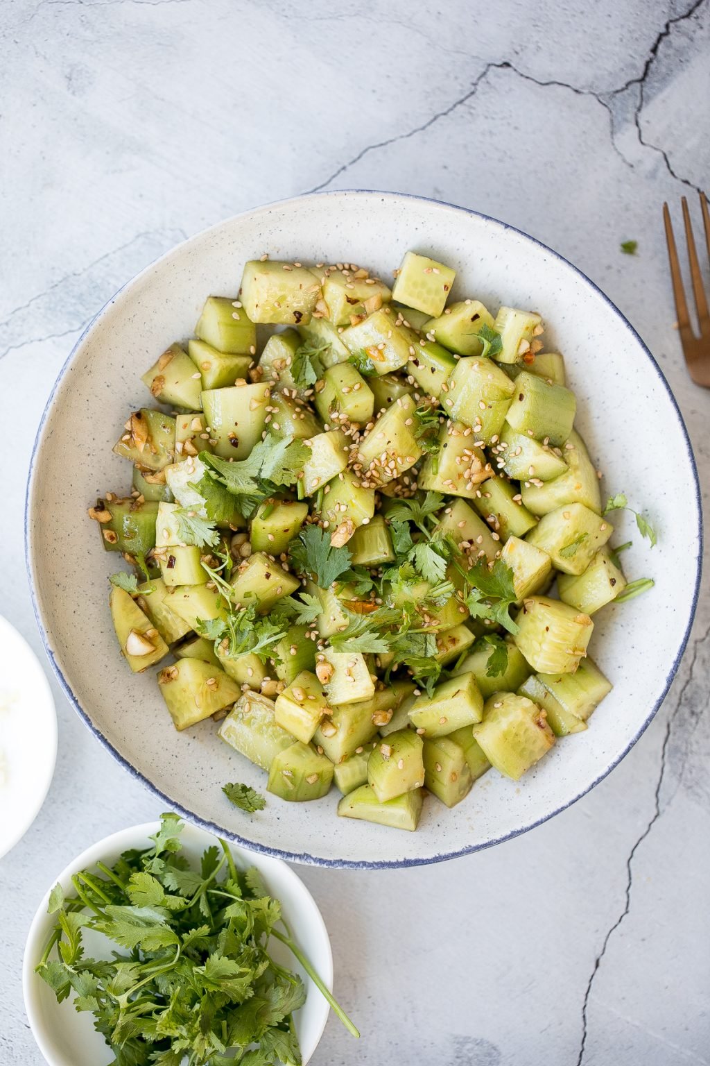 Chinese Garlic Cucumber Salad - Ahead of Thyme