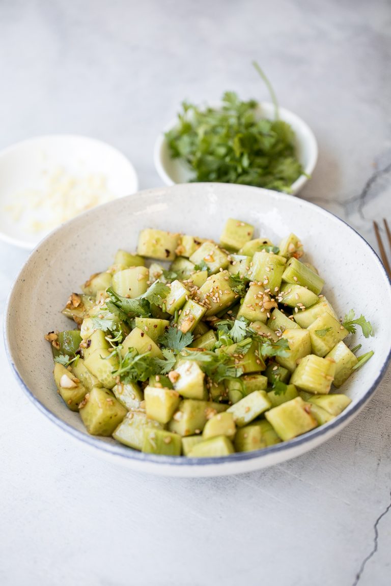 Chinese Garlic Cucumber Salad - Ahead of Thyme