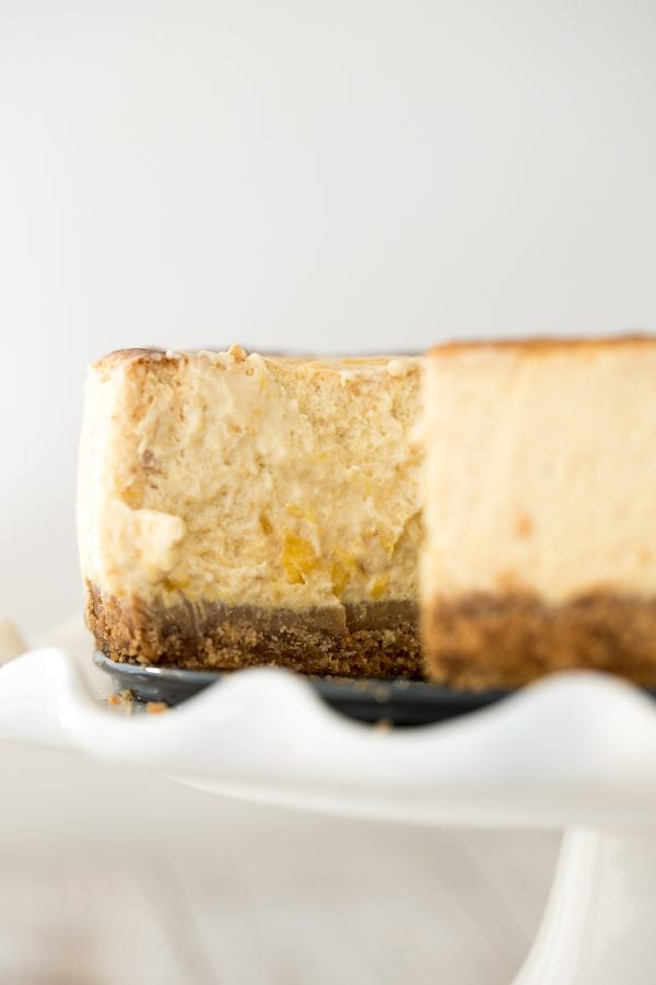 Creamy Mango Cheesecake - Ahead of Thyme