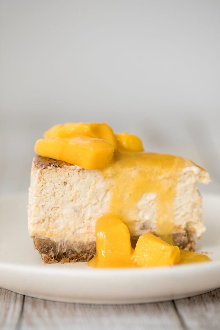 Creamy Mango Cheesecake - Ahead of Thyme