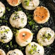 Crispy Bottom Shanghai Pan-Fried Pork Buns - Ahead of Thyme