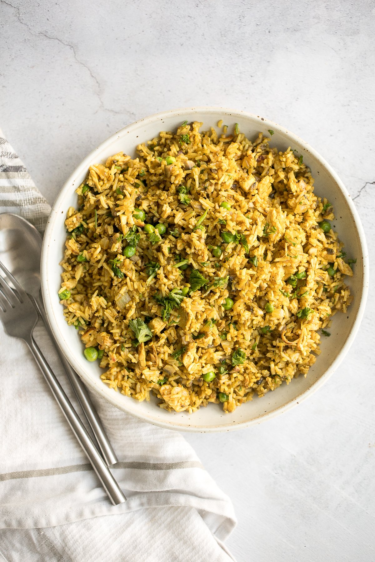 Curry Chicken Fried Rice - Ahead of Thyme