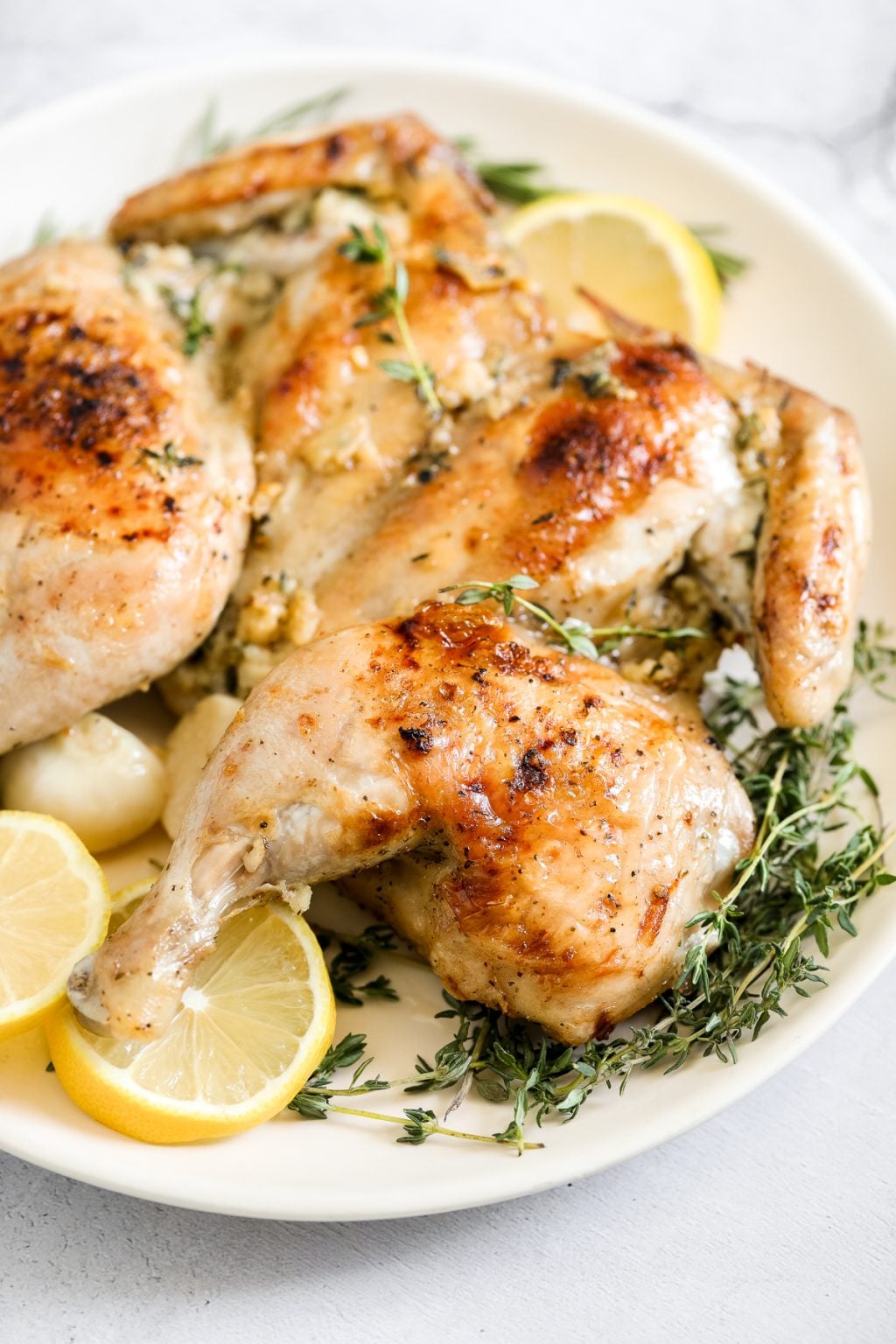 Crispy Roasted Spatchcock Chicken (Butterflied Chicken) - Ahead of Thyme