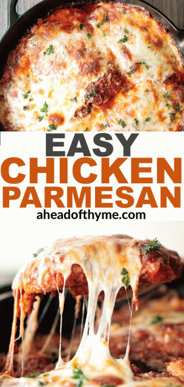 Easy Chicken Parmesan (Parmigiana) - Ahead of Thyme