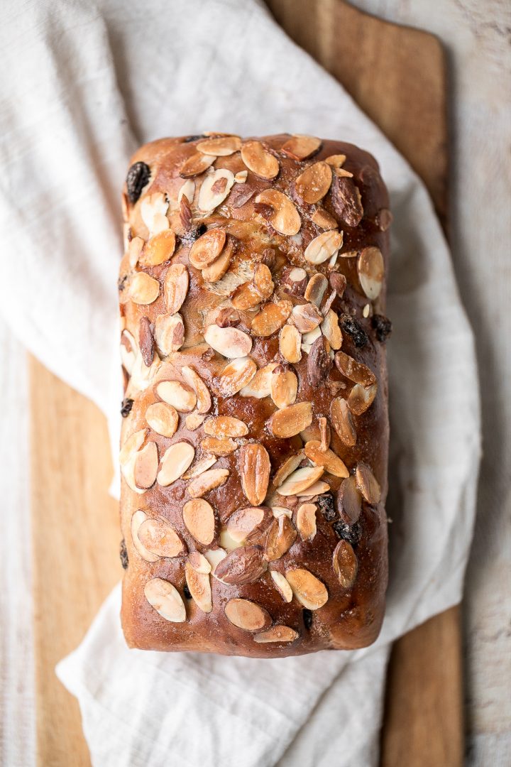 Cinnamon Raisin Challah Bread with Almonds - Ahead of Thyme