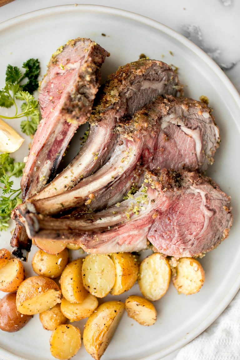 Herb-Crusted Rack of Lamb - Ahead of Thyme
