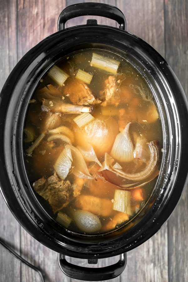 Slow Cooker Bone Broth - Ahead of Thyme