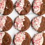 White Chocolate Peppermint Gingerbread Cookies - Ahead of Thyme