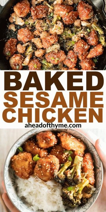 Baked Sesame Chicken - Ahead of Thyme