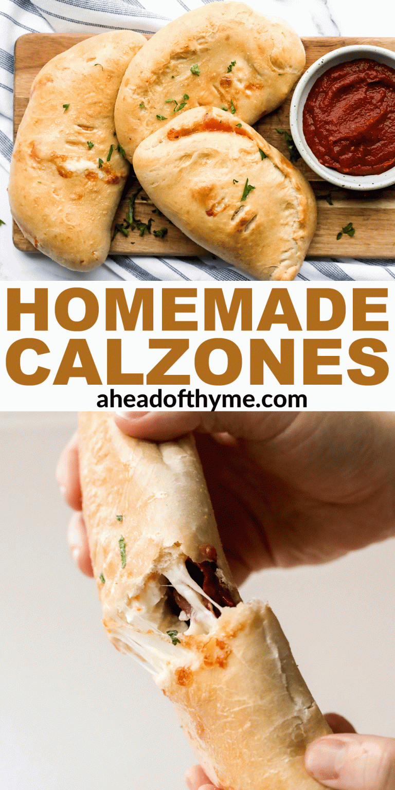 Homemade Calzones - Ahead of Thyme