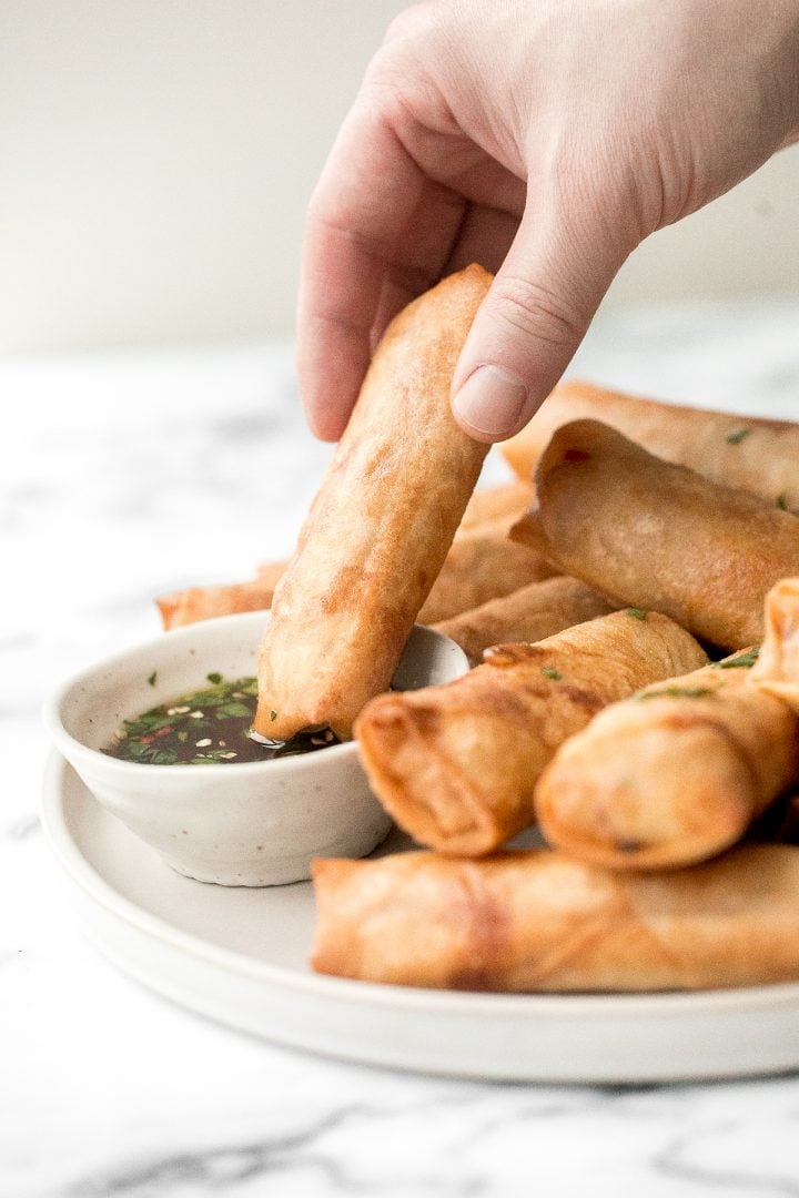 Shrimp Egg Rolls - Ahead of Thyme
