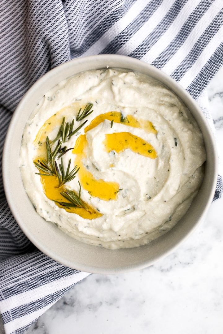 Whipped Ricotta Dip - Ahead of Thyme