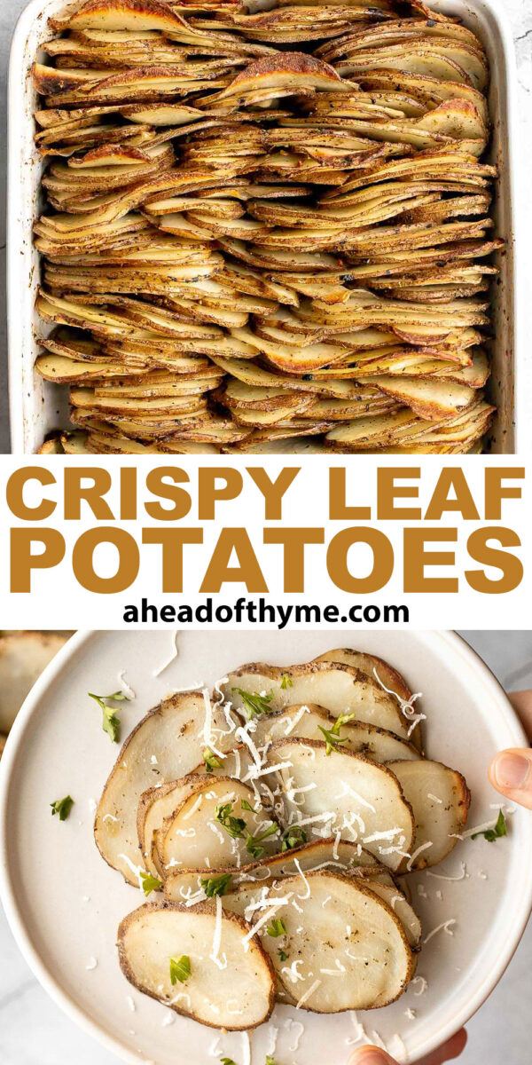 Crispy Leaf Potatoes - Ahead of Thyme