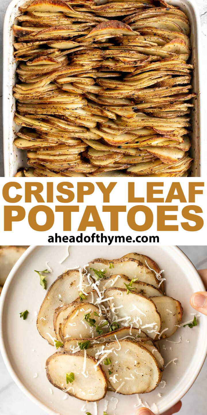 Crispy Leaf Potatoes - Ahead of Thyme