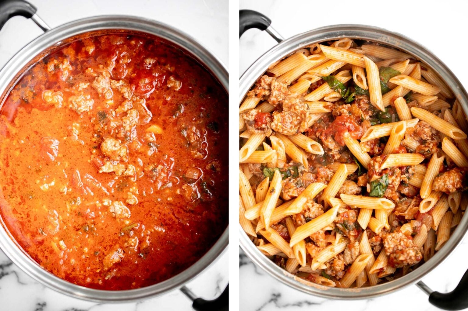 Pasta Bake with Sausage (Baked Ziti) - Ahead of Thyme